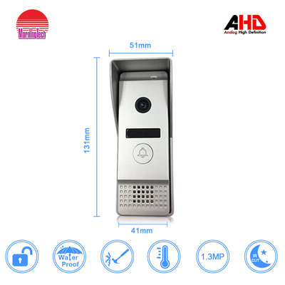 Amazing Wired Villa video intercom system Entry system home security with Clock&date function