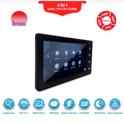 Morningtech7 inch touch button AHD video door phone intercom system for home
