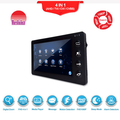 Morningtech7 inch touch button AHD video door phone intercom system for home