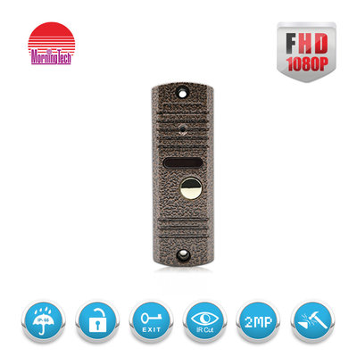 Morningtech 4 wired villa system support 7inch video intercom sets with one monitor and one outdoor station
