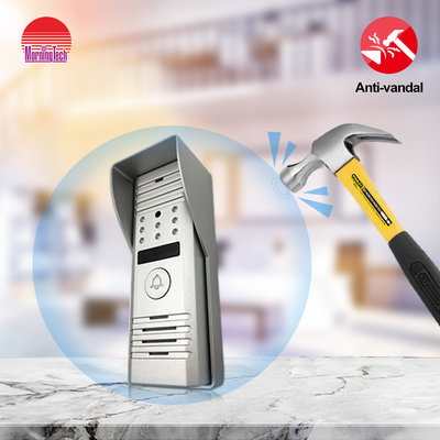 4 wired FHD 1080P video door phone with digital frame and ce fcc rohs camera