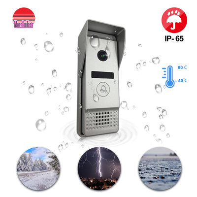 Morningtech high quality video door phone max support 64G SD card with 2MP camera
