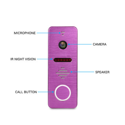Unique designed HD Video door bell Colour CMOS doorbell camera door video phone