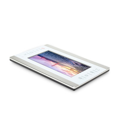 Built-in Power Supply IP65 Acrylic Wire-drawing Video Interphone 1080P video doorbell with MP3, MP4 Playing Function
