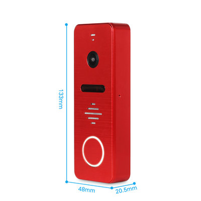 Novel design 7 Inch video door bell 1080P HD wire door video phone with memory