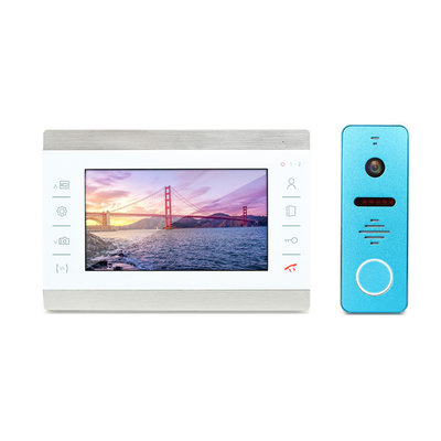 Interphone video 7 inch color video door phone villa intercom system