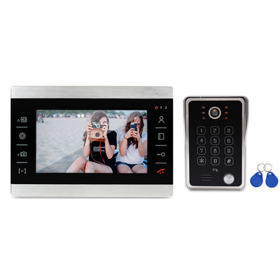 RFID Card Unlocking Video Intercom Door Phone Door bell with Keypad codes for Single Home Control