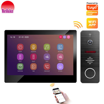 Tuya WiFi AHD1080P front door  Intercom Video Interphone System with Unique Interface