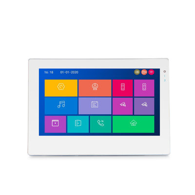 IP/WiFi 4 Wire HD Touch Screen Video Intercom Smart Home Tuya Wire/Wireless Video Door Phone Doorbell