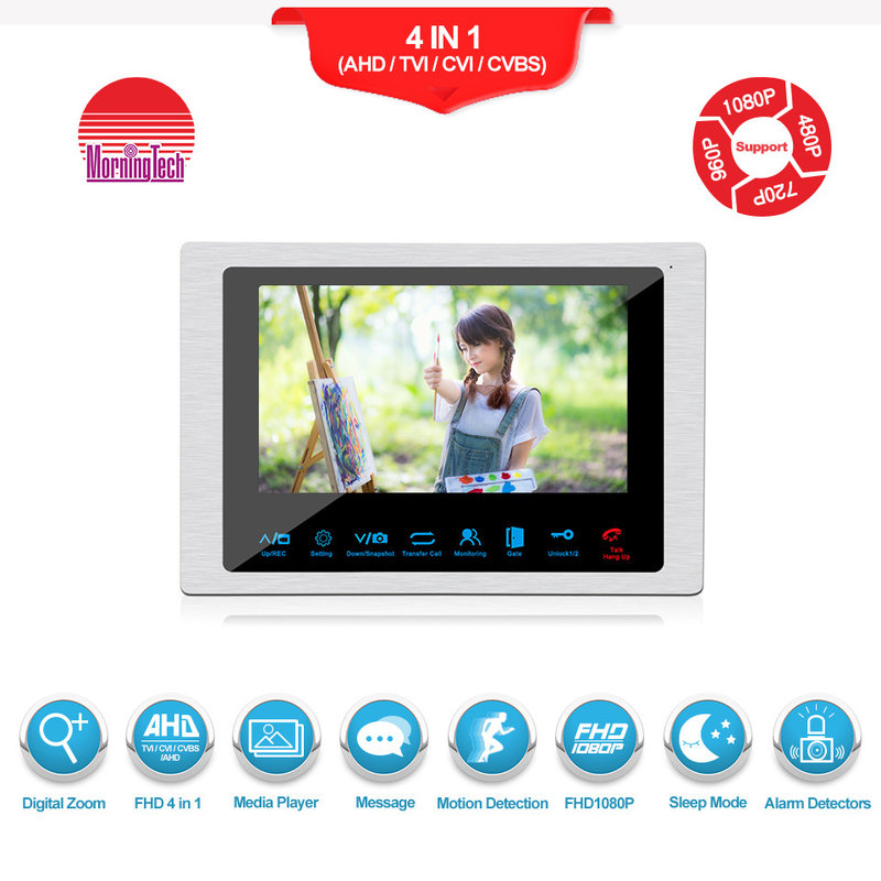 Morningtech video door phone for smart home video villa intercom system with transfer calling and IR-CUT night vision