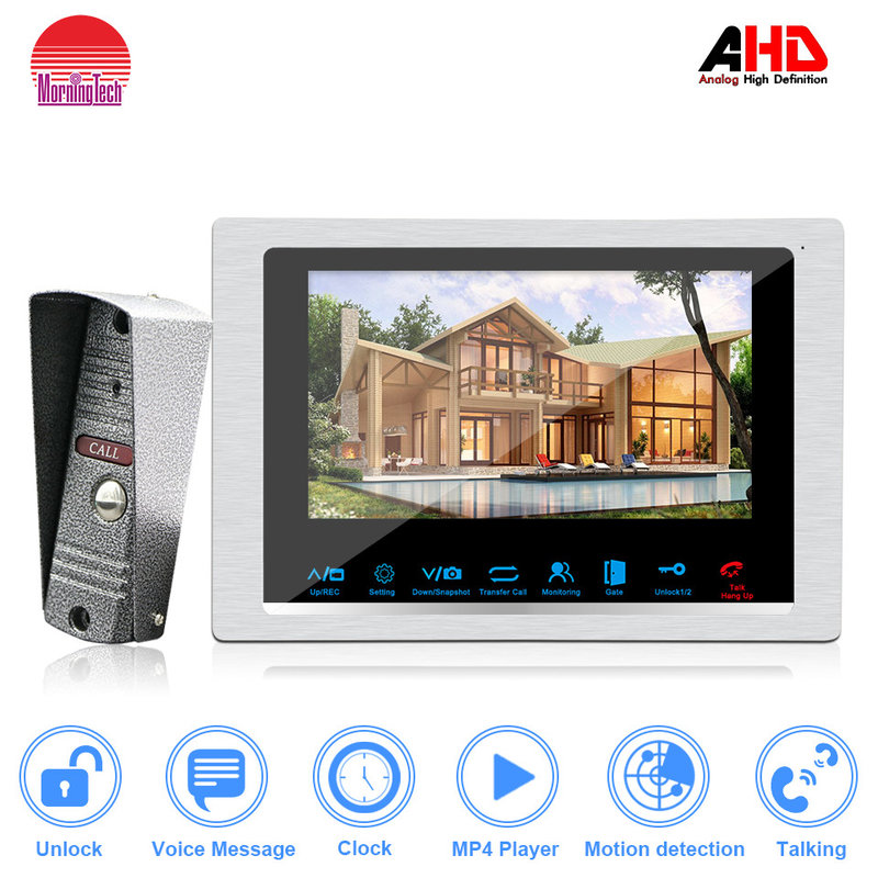 Morningtech doorbell with IR cut 1.3MP camera amzing intercom system for villa housing