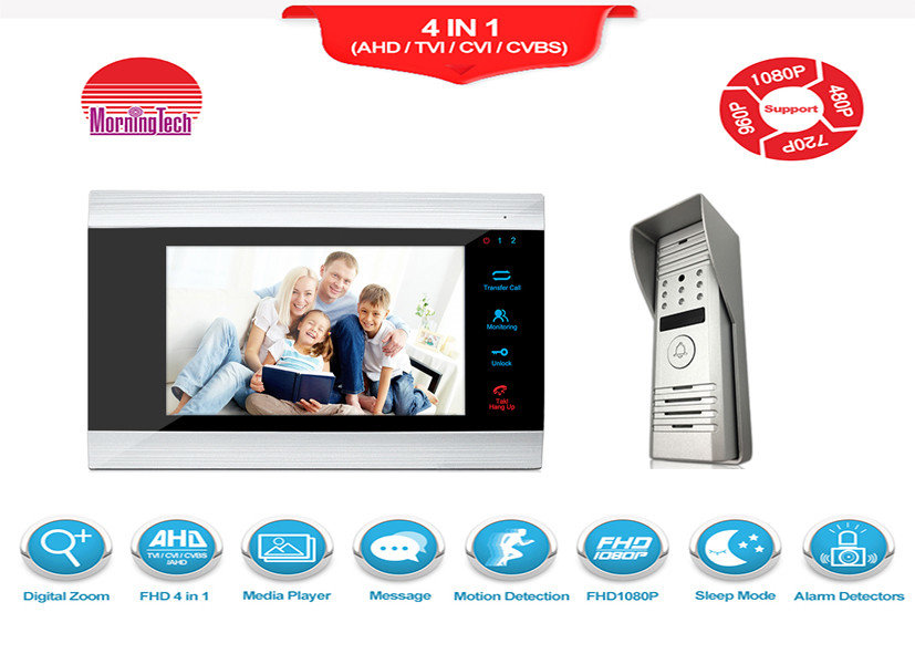 Morningtech 2 MP video door phone / video intercom / video door bells for villa