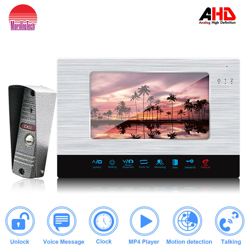 Fashional 10'' Color Video Door Phone 1.3MP CMOS camera for high quality image
