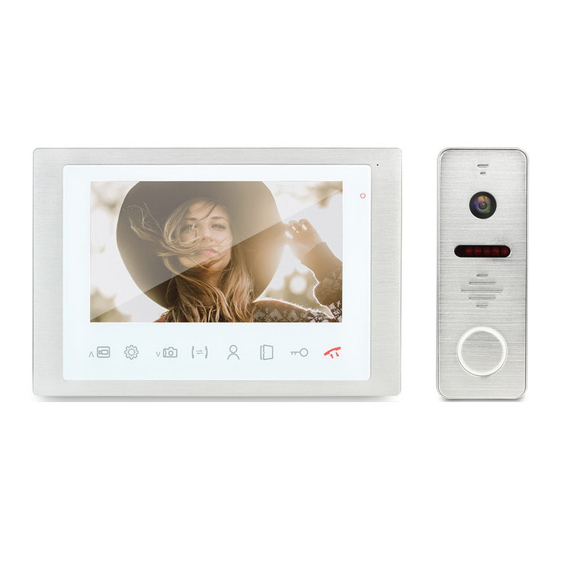 Big Screen 10 inch doorbell system safe house intercom video door phone with 1080P resolution wide angle video intercom