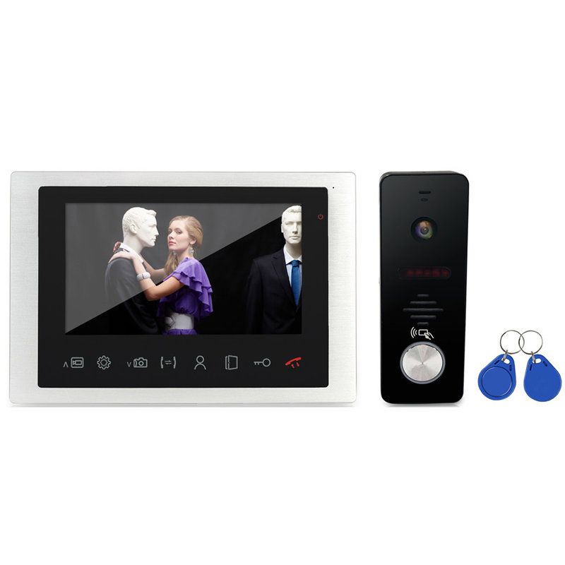RFID ip65 waterproof doorbell with IR cut night vision AHD Video door Intercom