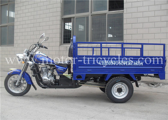 CDI Disc Brake Gasoline Tricycle Rear Absorbers Stock >30 ° Climbing Capacity