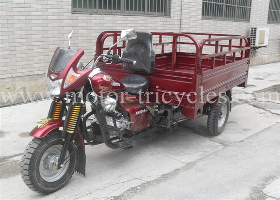 Professional Manul Clutch 3 Wheel Cargo Motorcycle >30 ° Climbing Capacity