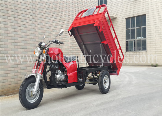 Frame Three Wheel Cargo Box Trike 160MM Ground Clearance With 12L Fuel Tank