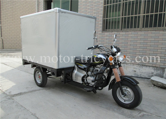 CDI Three Wheel Cargo Motorcycle Trike Closed Box Single Exhaust Air Cooled