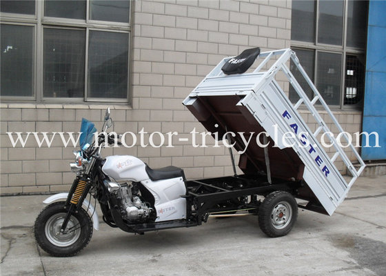 RS250ZH-F1 High Box Cargo Motor Tricycle , Cargo Gas Motorcycle ISO9000 Certification