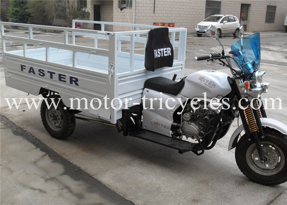 RS250ZH-F1 High Box Cargo Motor Tricycle , Cargo Gas Motorcycle ISO9000 Certification