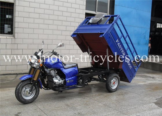 Strongger Frame Cargo Motor Tricycle , 3 Wheeled Motorcycle Car With Double Front Absorbers