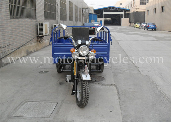 Drum Brake Tricycle 3 Wheel Motorcycle , Motorized Cargo Trike 80 km / h Max Speed