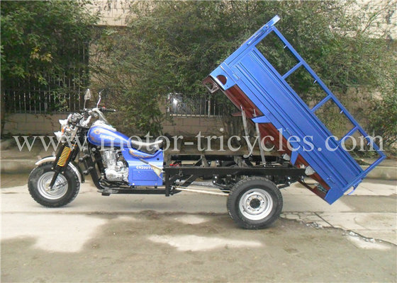 Three Wheels Interchange Cargo Motor Tricycle Single Cylinder Gas Petrol Drum Brake