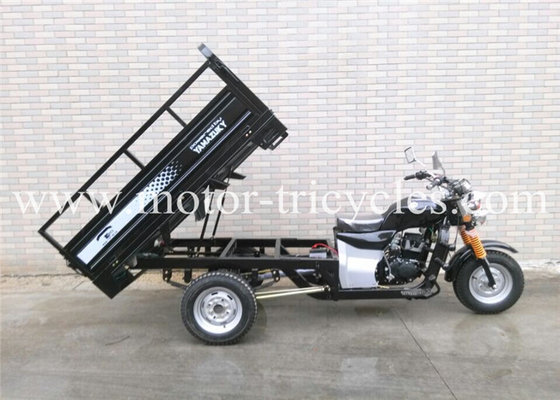 Air Cooling Engine Three Wheel Cargo Motorcycle , Heavy Duty Tricycle 2130mm Wheel Base