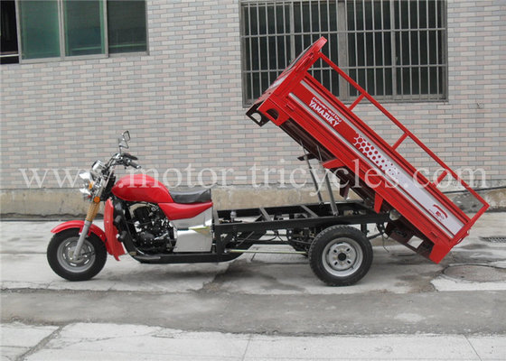 80 km / h Max Speed 250CC Motor Tricycle Air Cooling Engine Trike CDI Ignition System