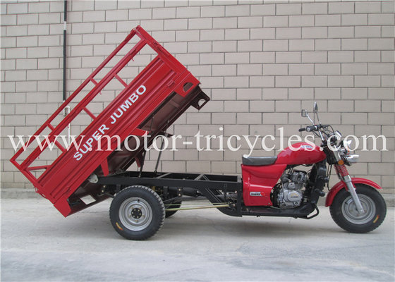 Gas Petrol 150CC Motor Tricycle Motorcycle Reverse Trike >30 ° Climbing Capacity