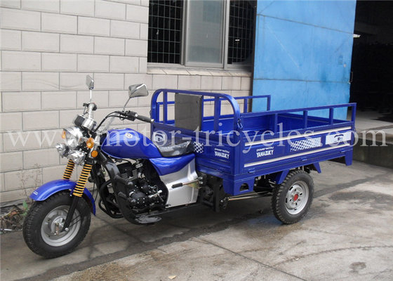 250CC Motor Tricycle Three Wheel Single Exhaust Motorcycle 3.5m Minimum Turning Diameter