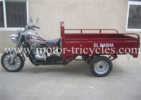 Shaft Drive 5 Speed Disc Brake Cargo Motorcycle Tricycles , Three Wheel Cargo Motorcycle