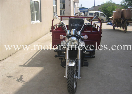 Shaft Drive 5 Speed Disc Brake Cargo Motorcycle Tricycles , Three Wheel Cargo Motorcycle
