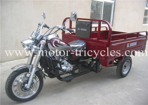 Shaft Drive 5 Speed Disc Brake Cargo Motorcycle Tricycles , Three Wheel Cargo Motorcycle