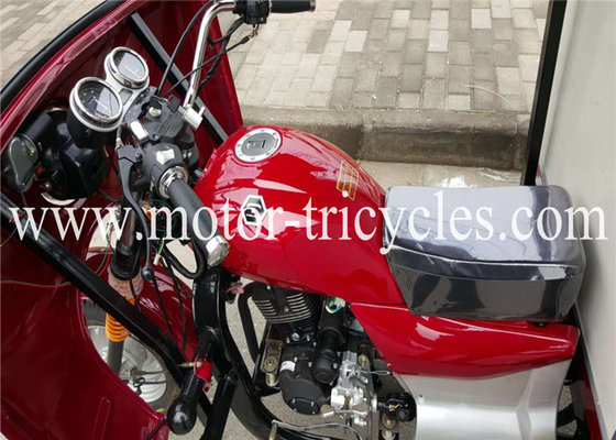 Closed Box Cargo Heavy Duty Tricycle Three Wheel Motorbikes With 12V 9A Battery
