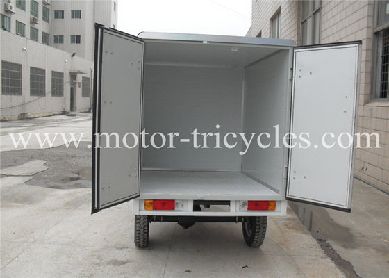 Three Wheel Closed Box Cargo Tricycle Motorcycles Air Cooled 4 Stroke Engine