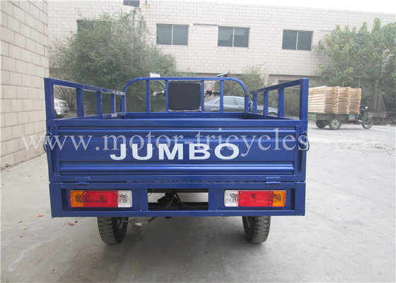 Water Cooled Three Wheel Cargo Motorcycle Trike 5 Speed Single Exhaust System