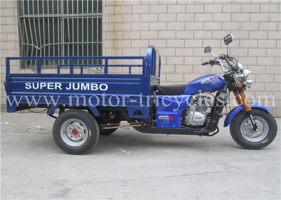 Three Wheel Cargo Motor Tricycle Optional Color Shaft Drive Transmission