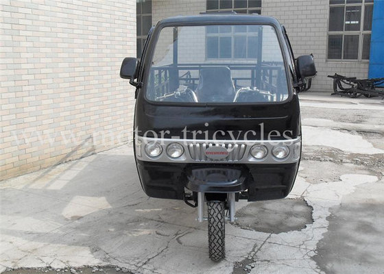 Three Wheel Cargo 200cc Motorcycle Trike 5 Speed With Front Cabin