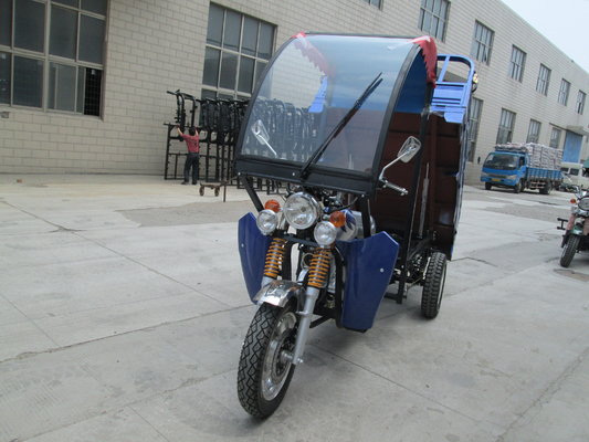Disc Brake Cargo Motorcycle Commercial Tricycles 1700mm X 1200mm X 650mm