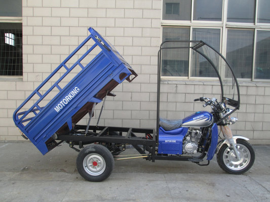 Disc Brake Air Cooled Motorized Cargo Trike , Three Wheel Cargo Motorcycle
