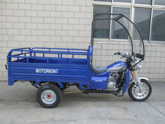 Disc Brake Air Cooled Motorized Cargo Trike , Three Wheel Cargo Motorcycle