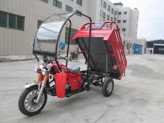 Air Cooled Electrical Kick Disc Brake Cargo Motorcycle Trike Shaft Drive 5 Speed Ignition CDI