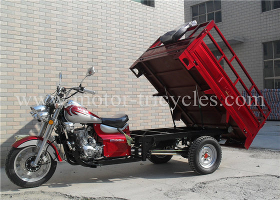 Disc Brake Cargo Motorcycle , 300cc 250cc Motor Tricycle ISO9000 CCC Certification