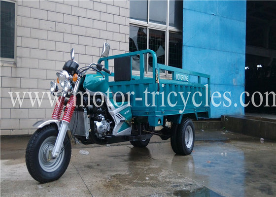 Water Cooled 5 Wheel Motorcycle , Gasoline Truck Tricycle Double Rear Wheels