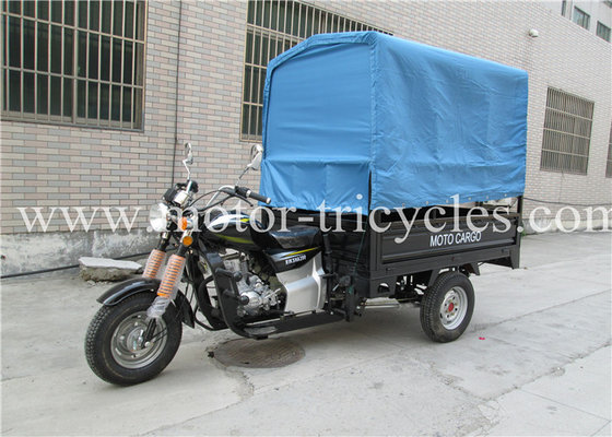 Passenger Motor Tricycle Three Wheel , Gasoline Tricycle With Cabin Seats