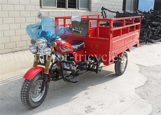 Single Cylinder Tricycle 3 Wheel Motorcycle Low Engine Consumption