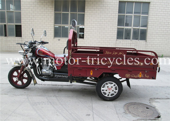 Air Cooled Gasoline Tricycle Three Wheel Motorbikes ISO9000 CCC Certification