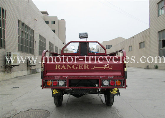 Air Cooled Gasoline Tricycle Three Wheel Motorbikes ISO9000 CCC Certification